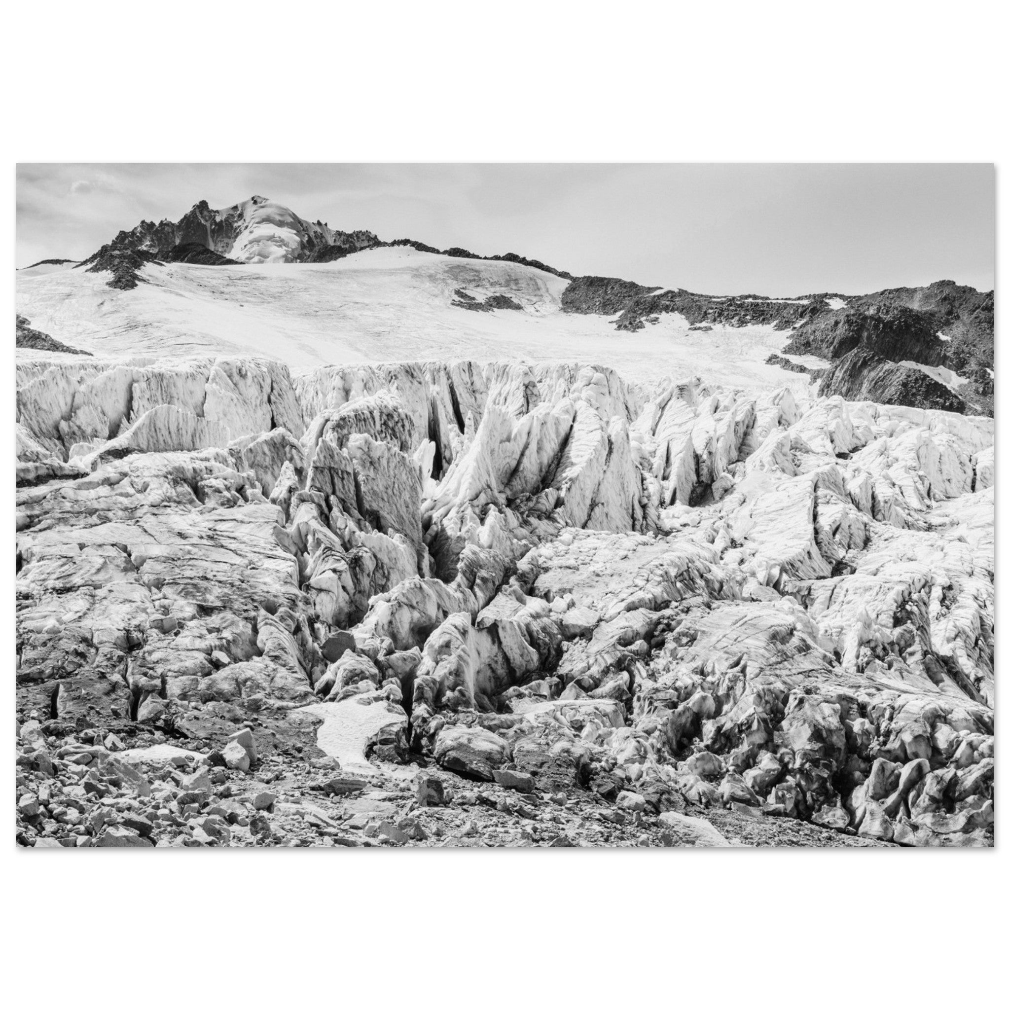 Photographic painting – Mer de Glace #1 (Chamonix-Mont-Blanc ...